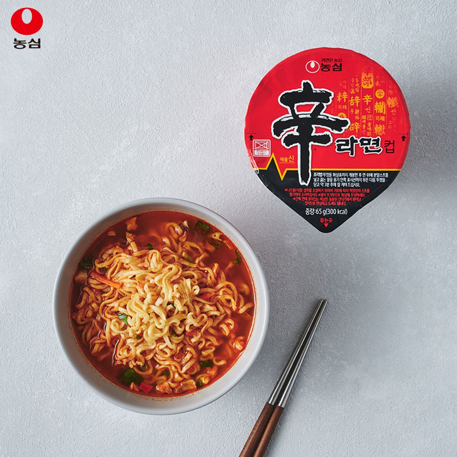 นงชิม ชินรามยอน ชิน ราเมง รสเผ็ด คัพ Nongshim Shin Ramyun Spicy Cup มา ...