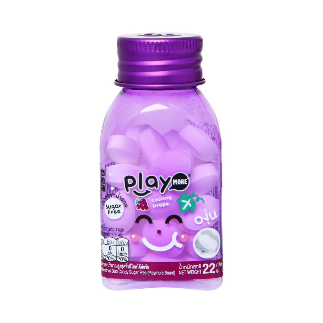 Play More Cooling Grape Sugar Free Sweet Candy Thai Kid Mellow Family ...